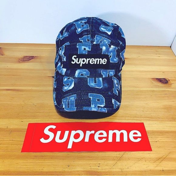 Supreme | Accessories | Supreme Block Camp Cap Blue Nwt Fw2 | Poshmark